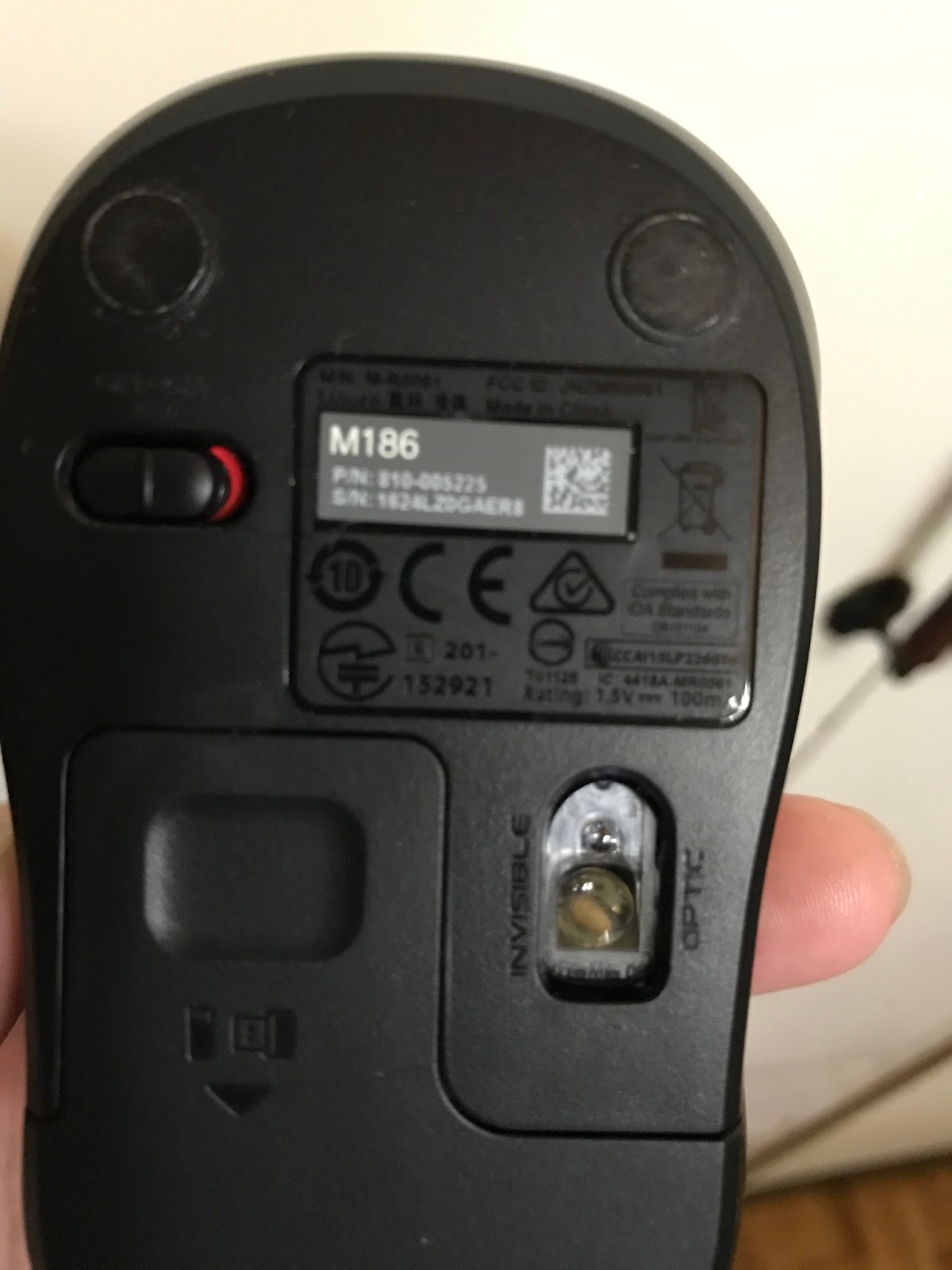 パソコン・車(トラブルメンテ) 日記: Logicool Wireless Mouse M185 M186 Unifyingレシーバーに非対応？