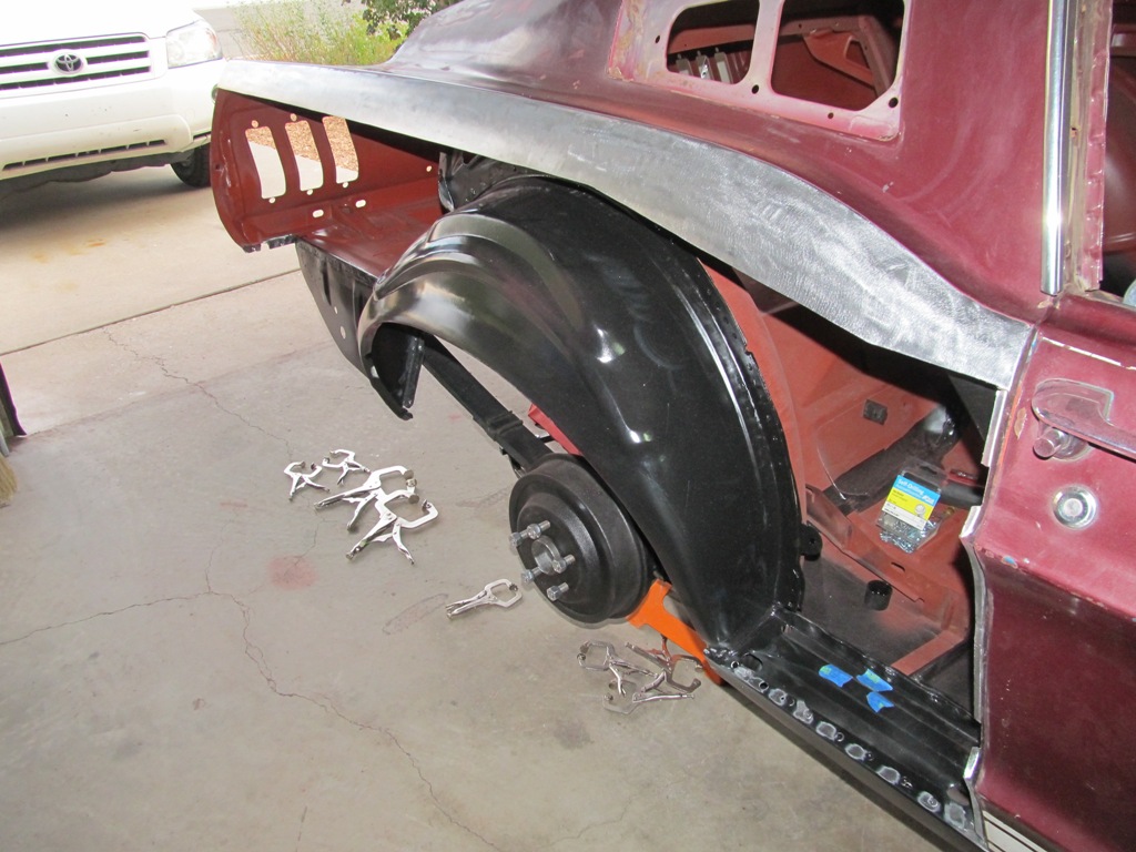 Installing the new Outer Wheelhouse