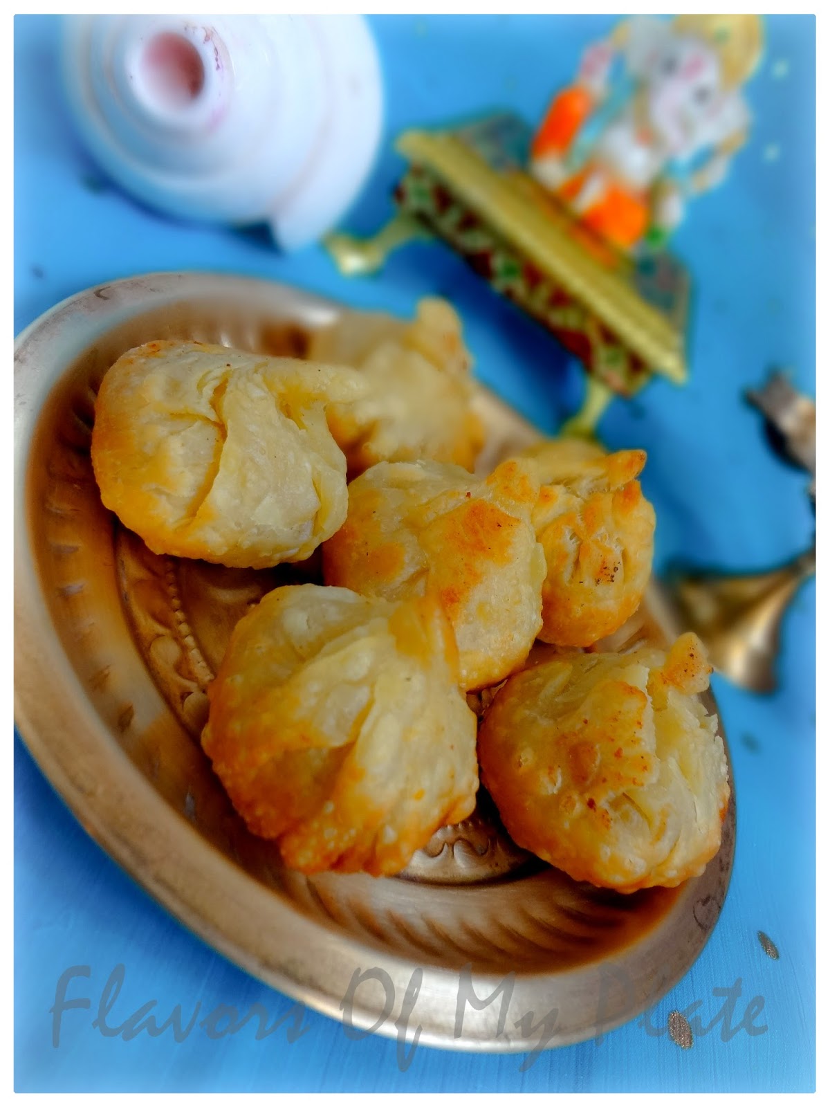 Flavors Of My Plate: Fried Modak.......Ganesh Puja Special
