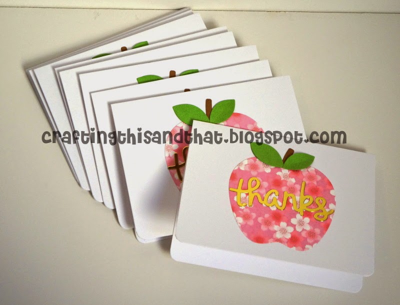 Teacher thank you cards