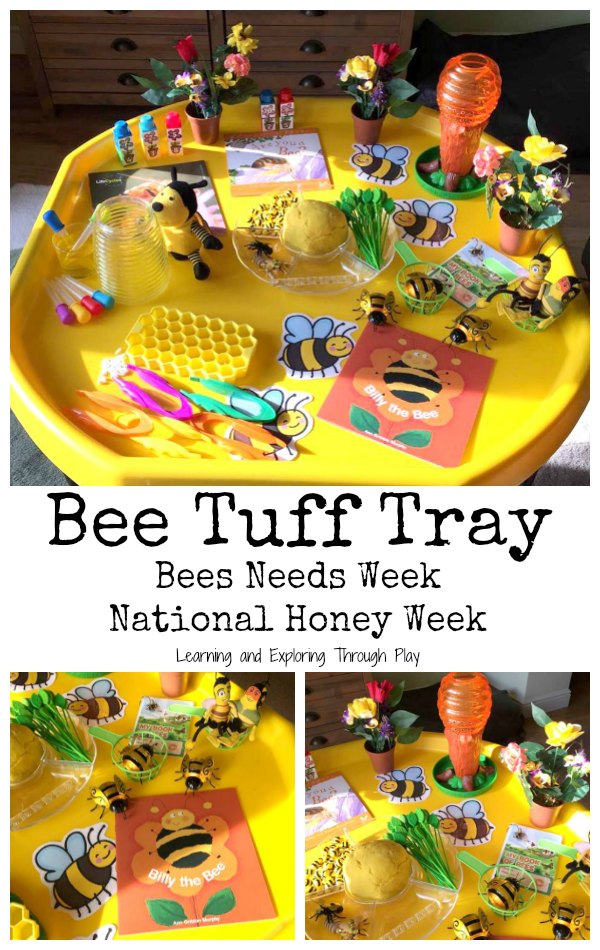 Learning And Exploring Through Play Bee Week Tuff Tray learning-and-exploring-through-play-bee-week-tuff-tray