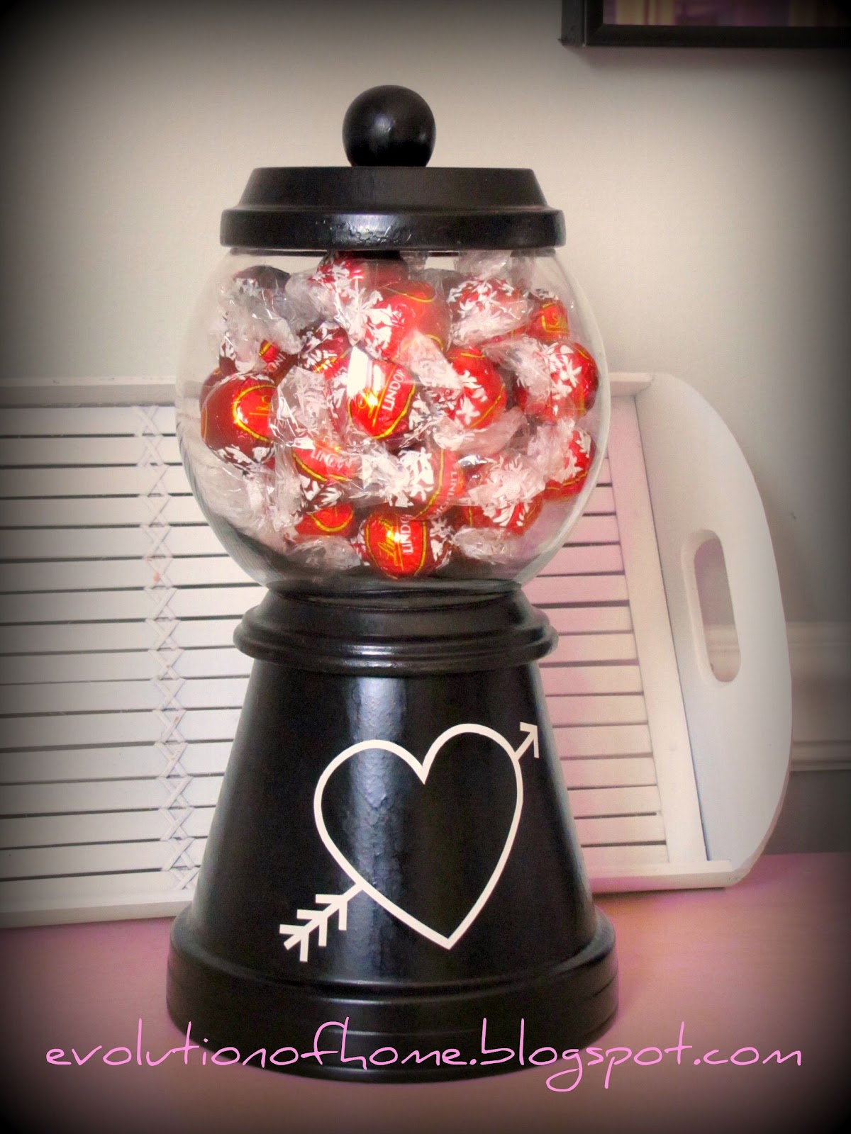 The Evolution of Home: Make A Gum Ball Candy Machine Out of Flower Pots