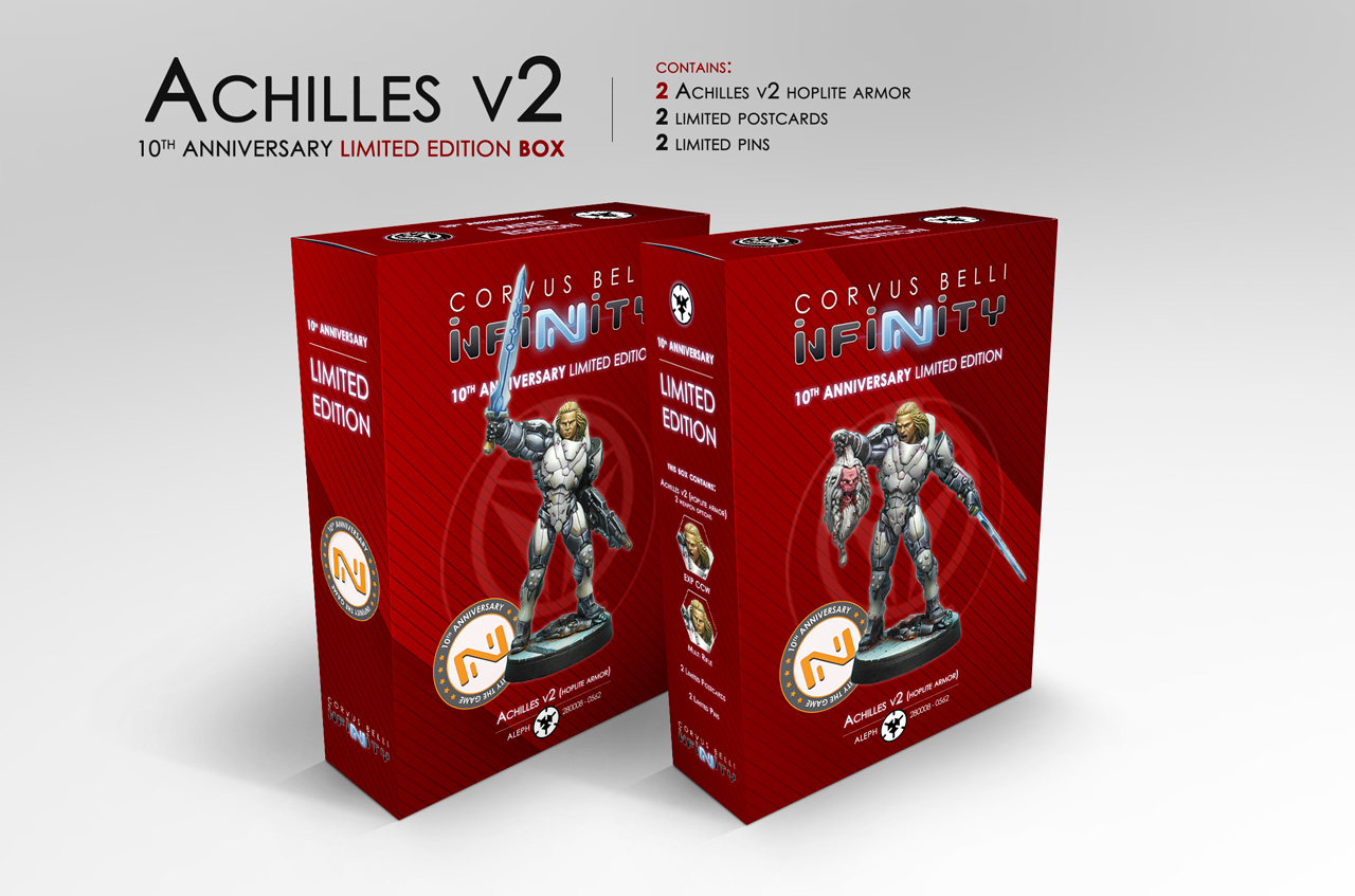 Wargame News and Terrain: Corvus Belli: Infinity Achilles 10th ...