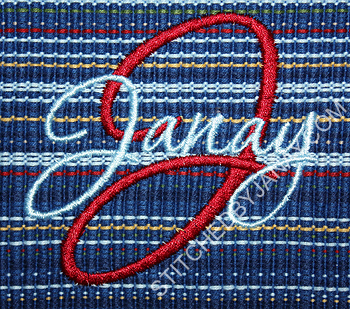 Stitched By Janay: Monogrammed Placemats!