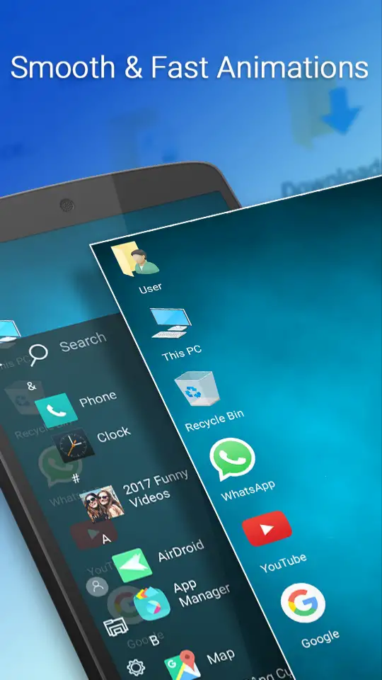 Cara Merubah Tampilan Android Menjadi Windows 10 - Stichrule