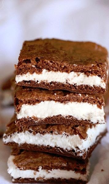 Oreo Cream FIlled Brownies