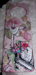 Patricia's Paper Crafts: Prayer Room Door Hanger