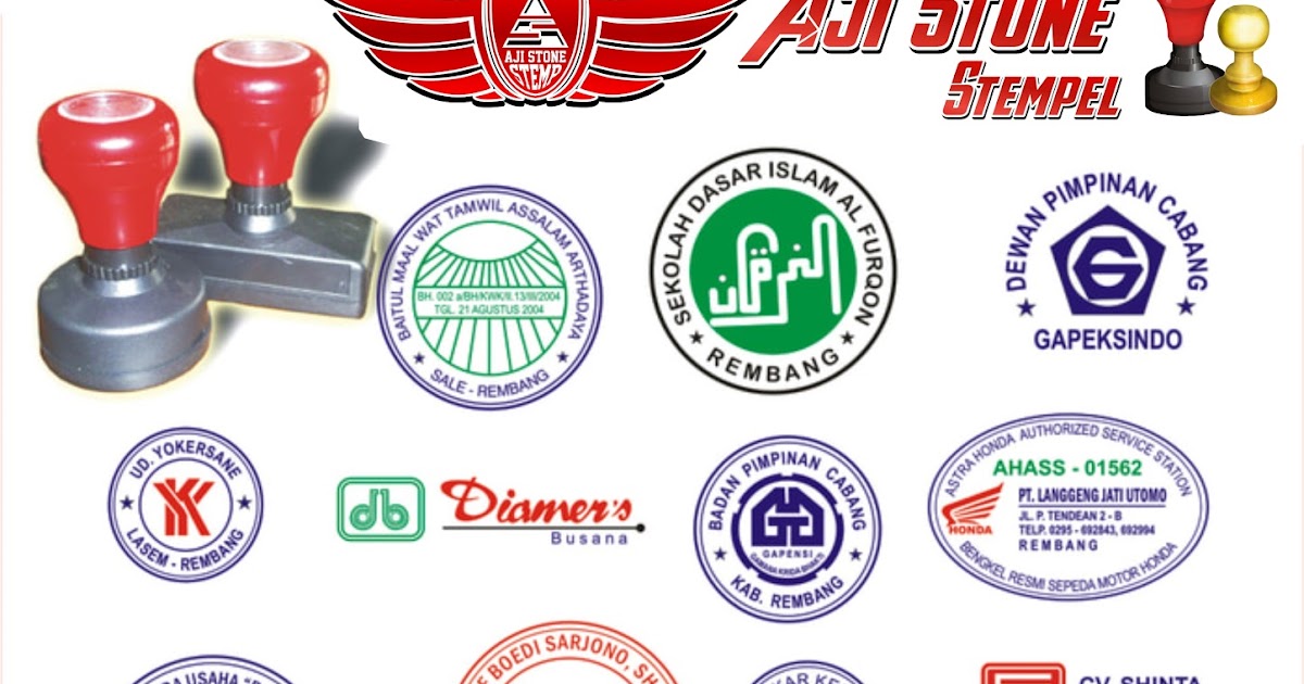 STEMPEL BATU AJI: Contoh Stempel Auto