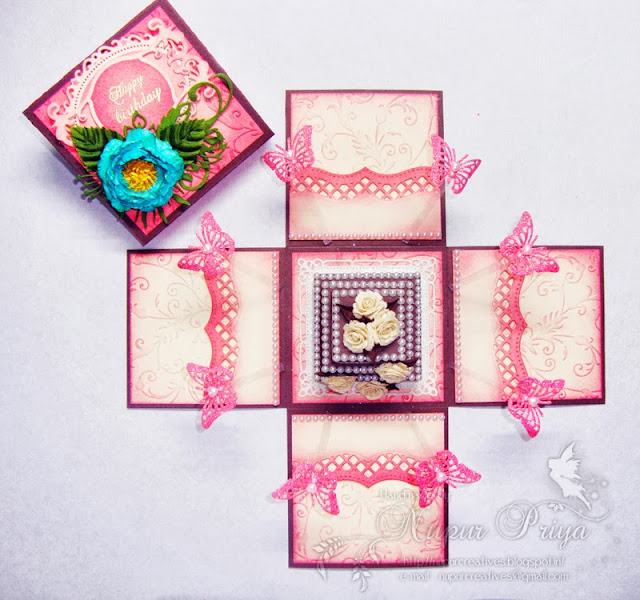 nupur creatives: Birthday Theme Magic Explosion Box