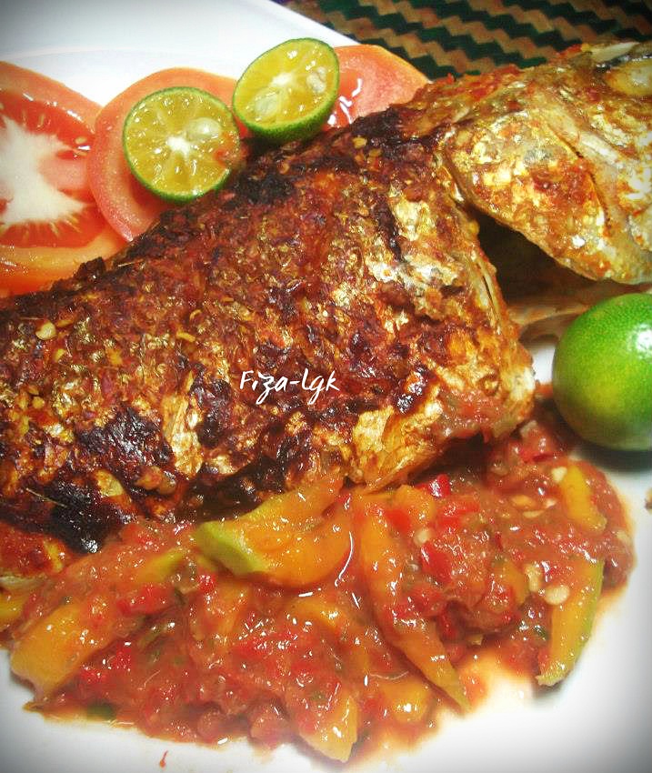 Sambal Mangga Kuini / Sambal Mangga Ikan Bakar - Resepi Sambal Pauh ...