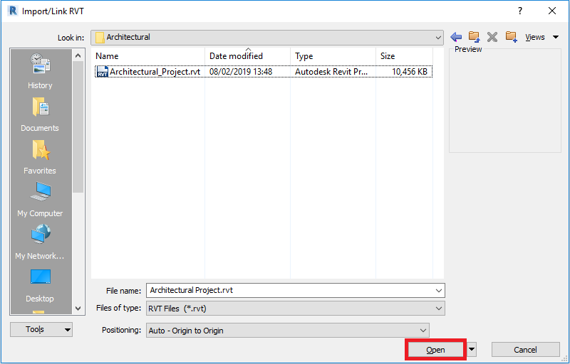 Revit® Structure - Linking an Architectural Model and Copying Shared ...