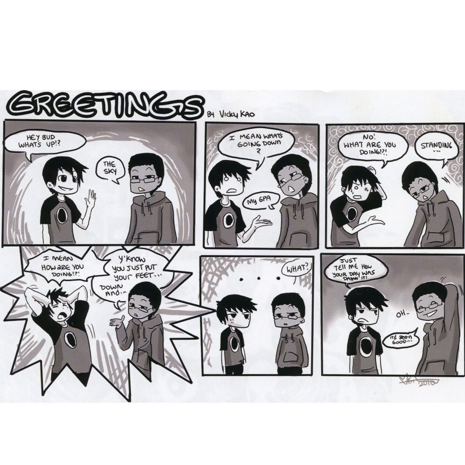 Illustration Intro: Lecture: "Greetings" Comic done by Vicky Lao from ...