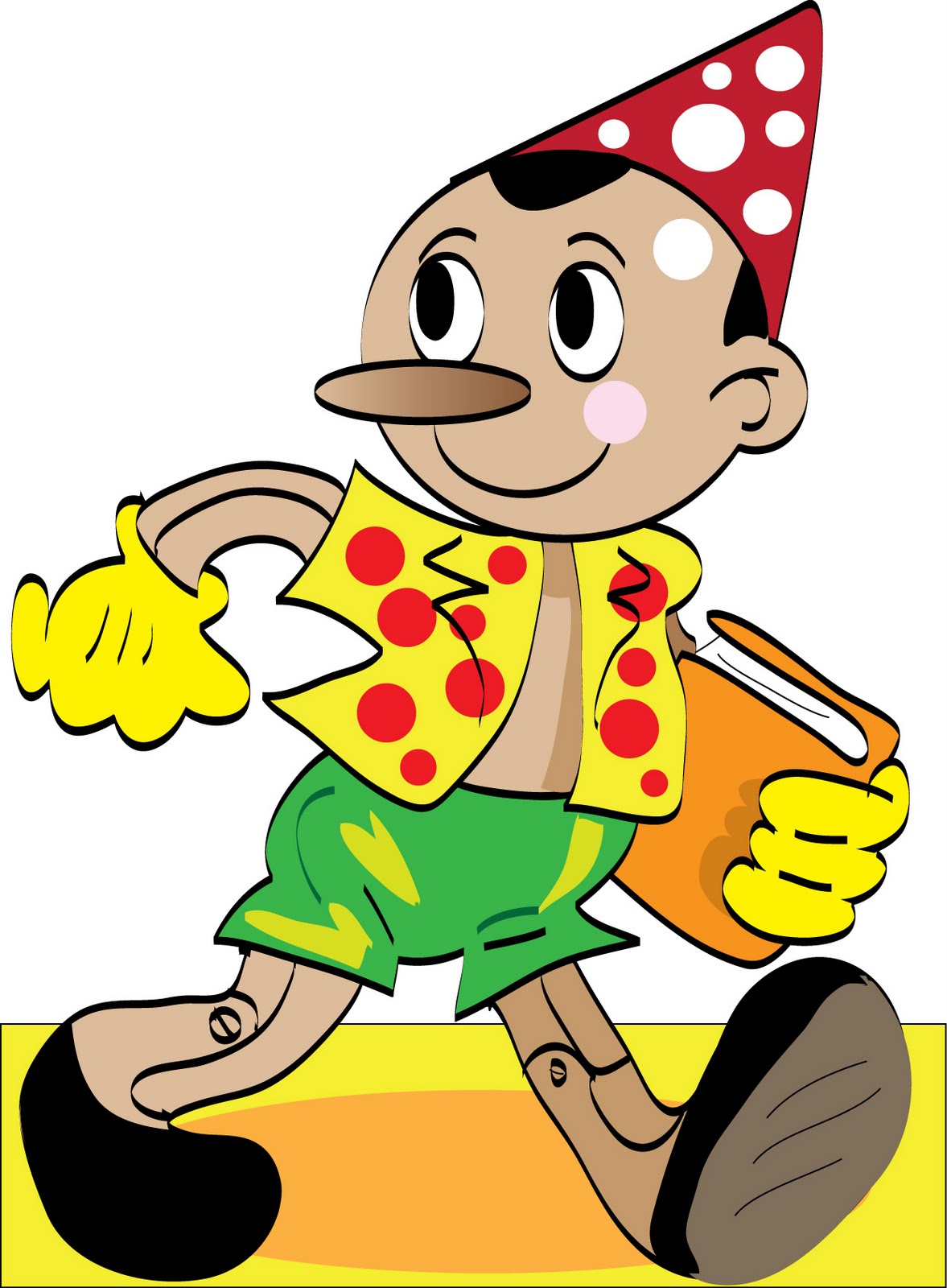 .: sagome per uno spettacolo teatrale di "Pinocchio"