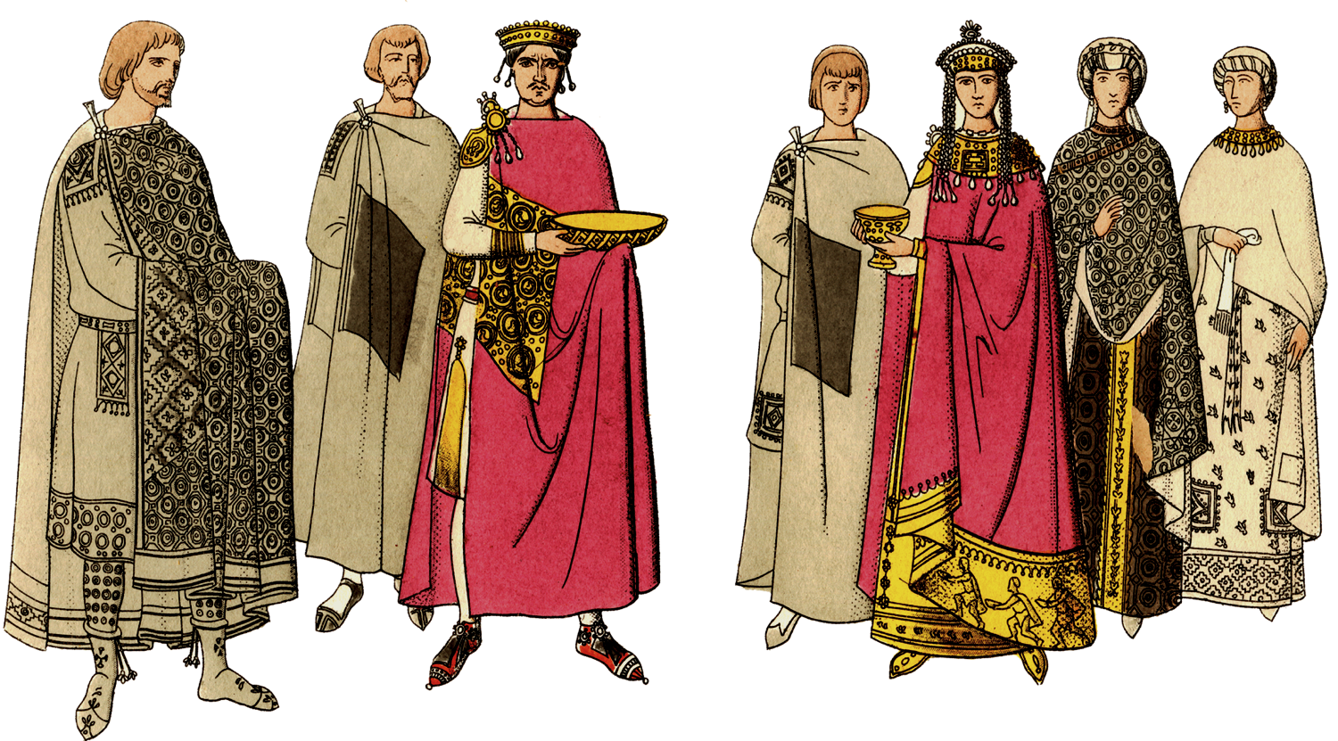 History of Western Civilization through FASHION: #3 The Dark Ages (or ...