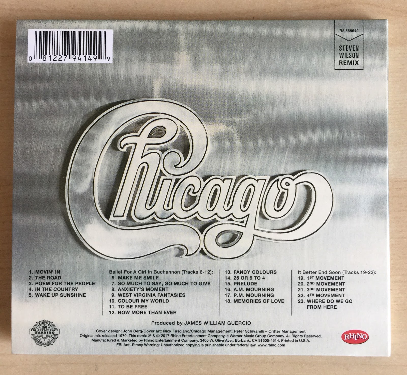 Sounds Good, Looks Good...: "Chicago" from 1970 aka "Chicago II" by ...