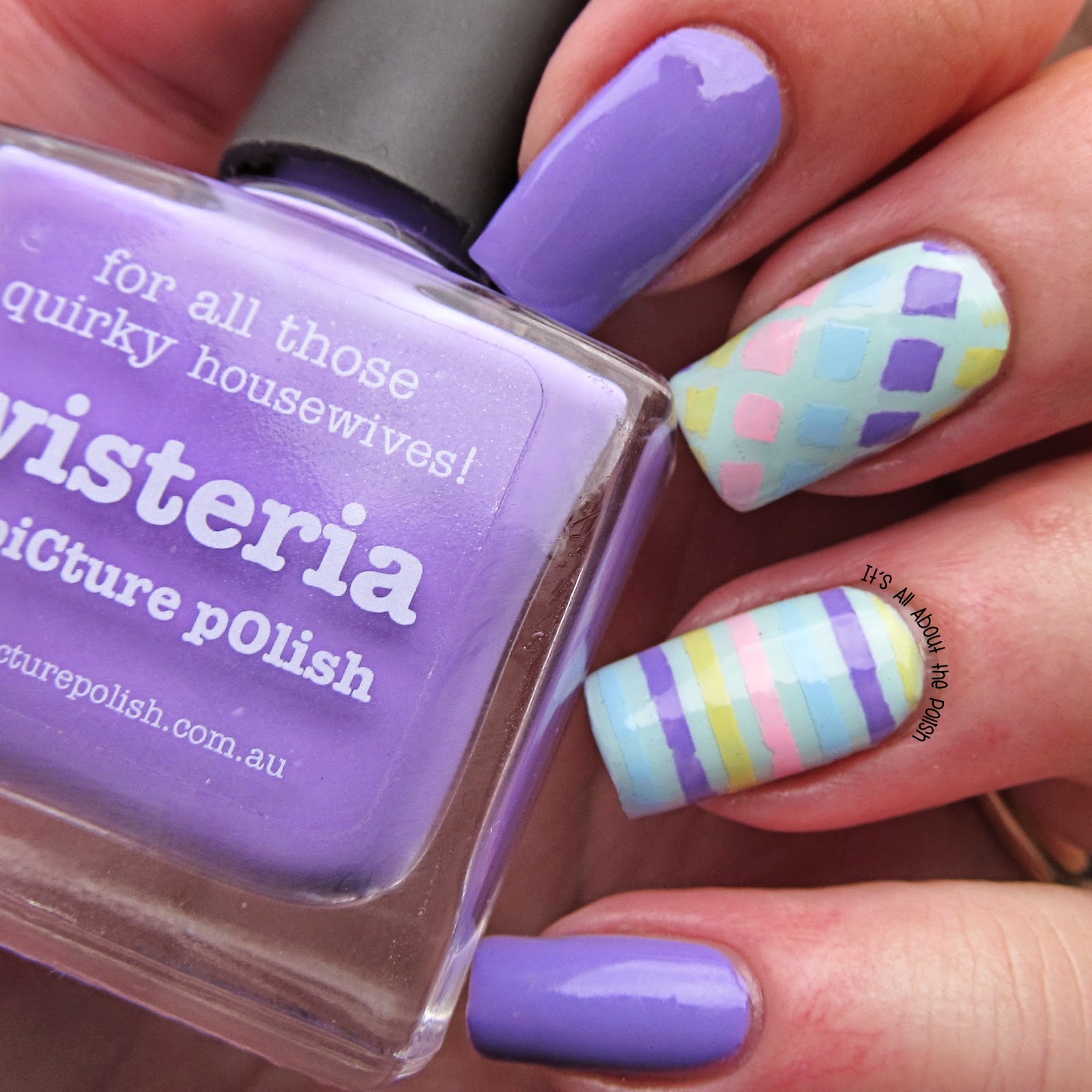 It's all about the polish: Pastel Easter Nail Art