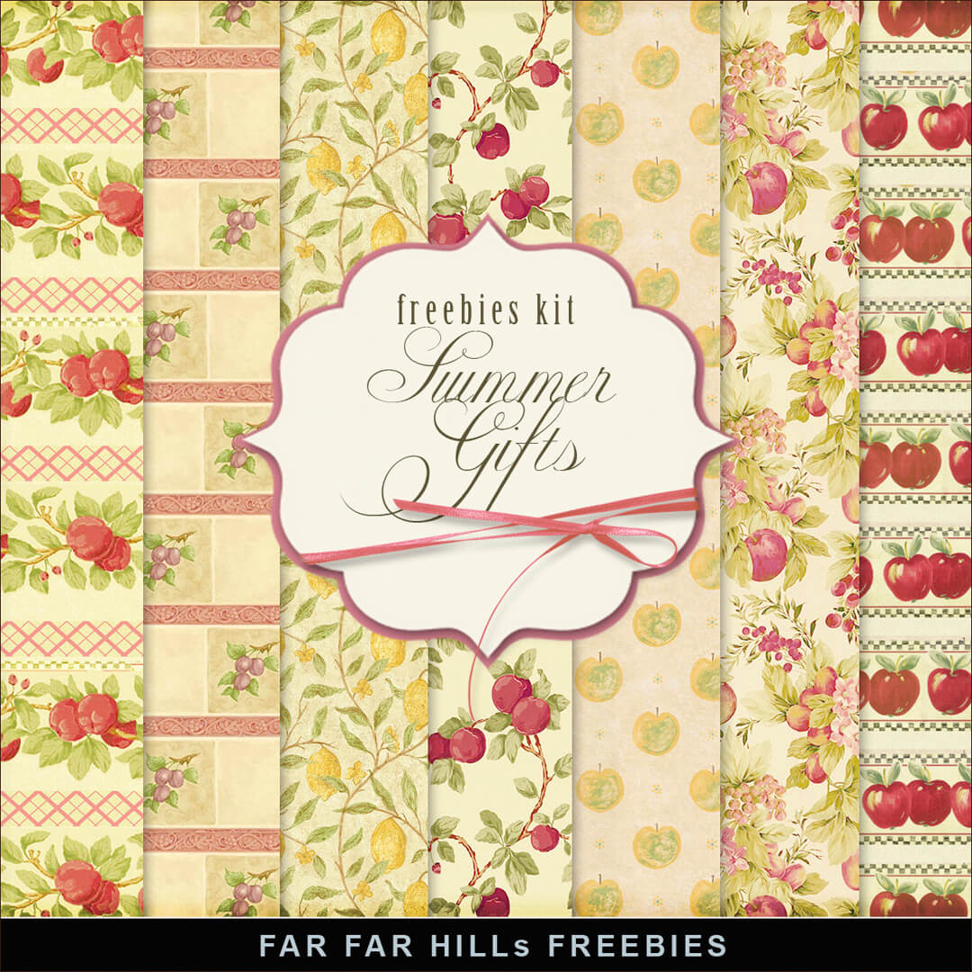 New Freebies Kit - Summer Gifts:Far Far Hill - Free database of digital ...