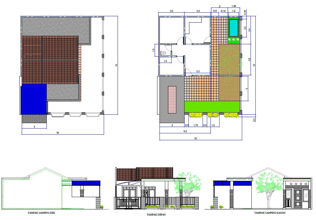 Jasa Drafting 2D gambar detail teknis rumah - Jasa Desain Gambar Murah