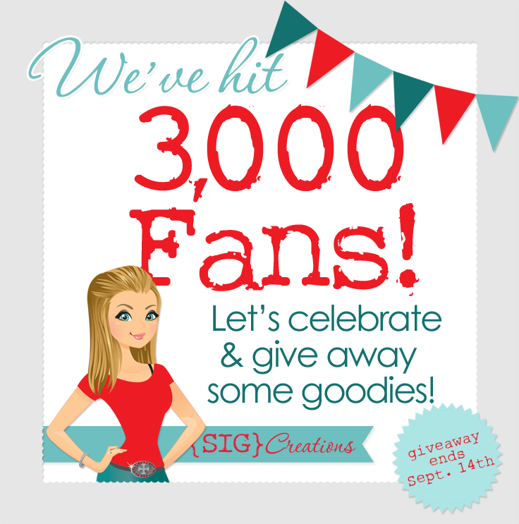 SIGnature Creations: 3000 Fan Giveaway Party