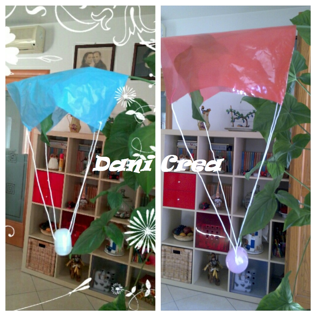 Costruire un paracadute con i bambini, facile e veloce