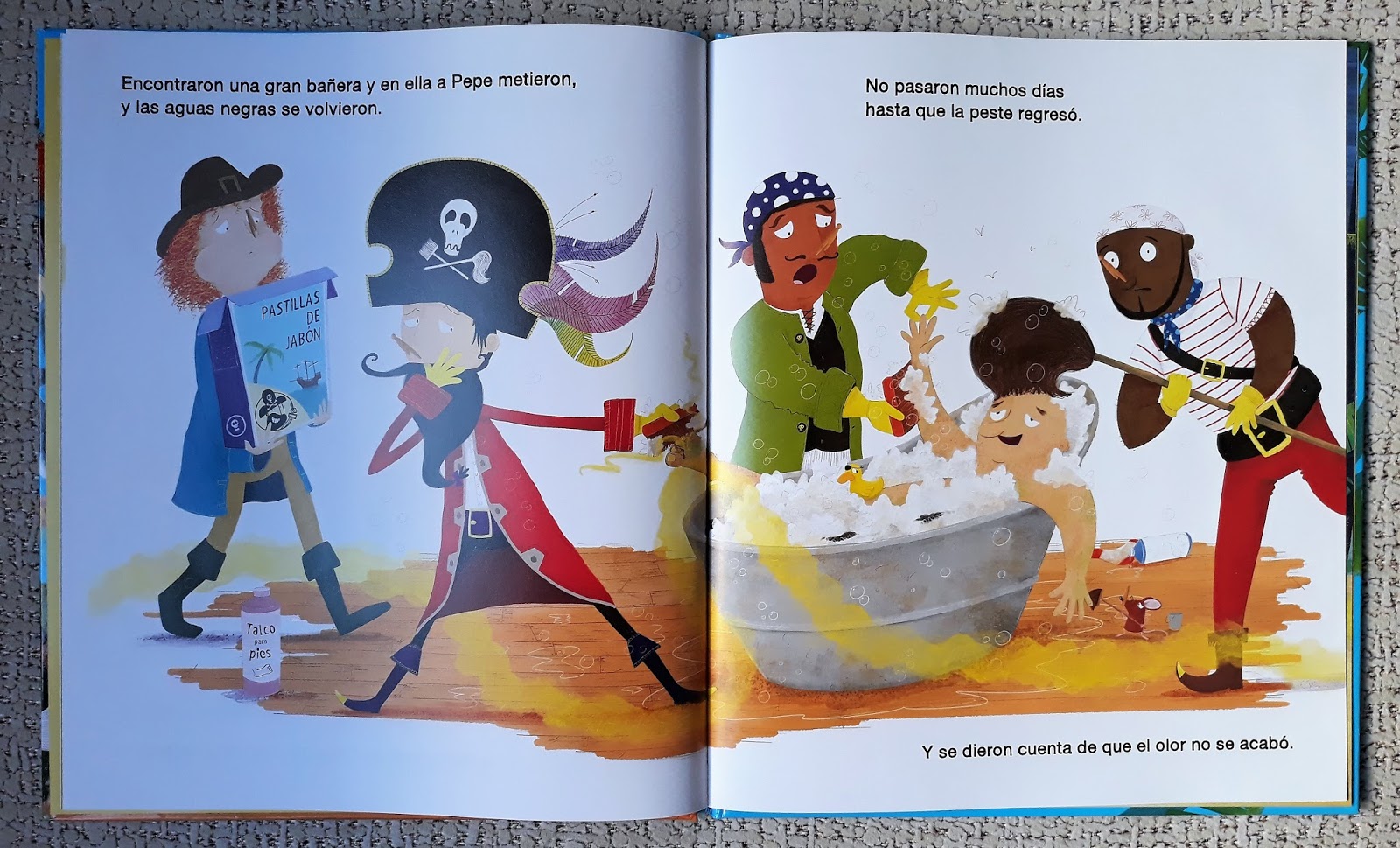 La Estantería de Cho: El pirata Pepe y sus apestosos pies