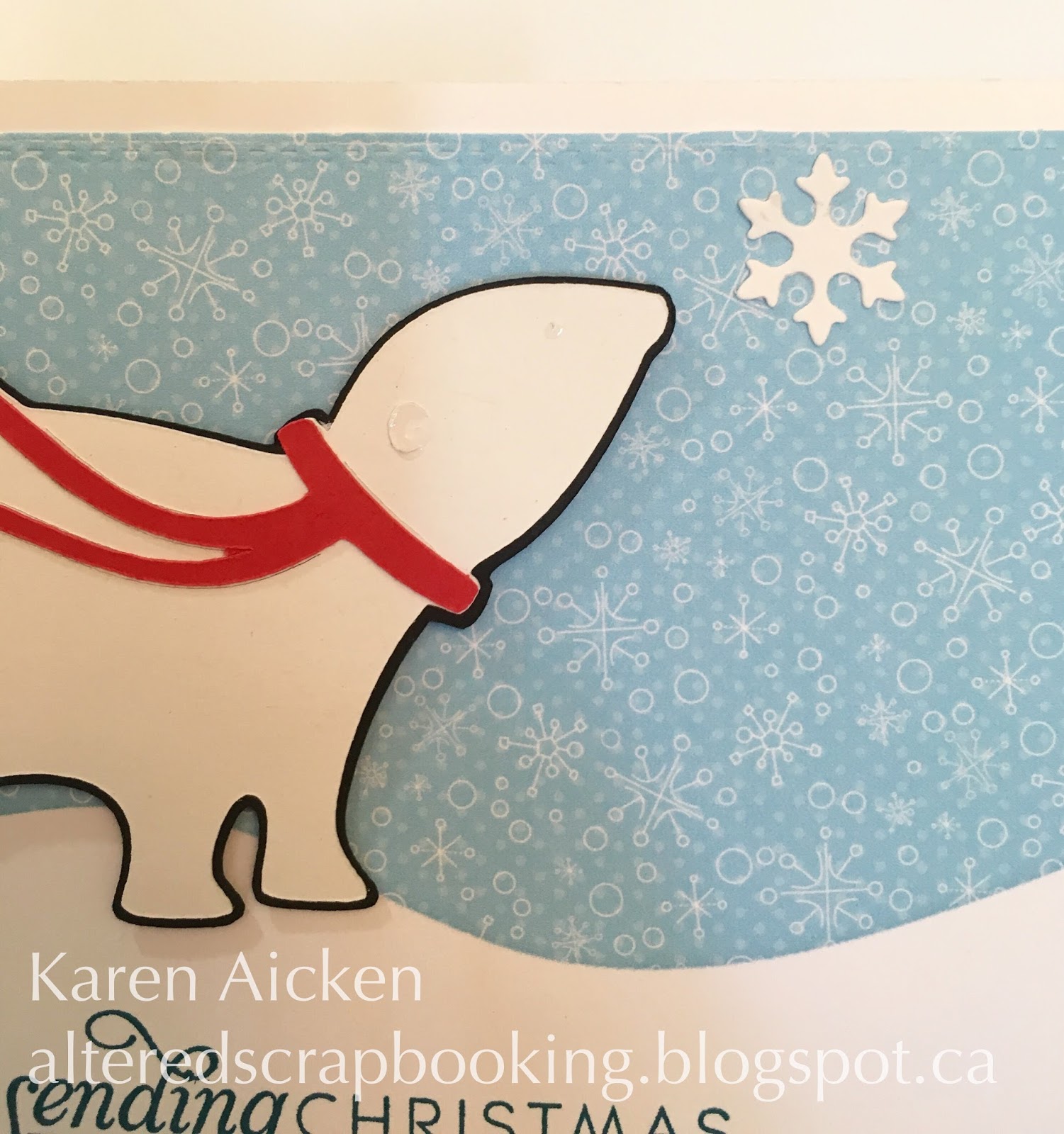 Altered Scrapbooking: Polar Bear Christmas Cards