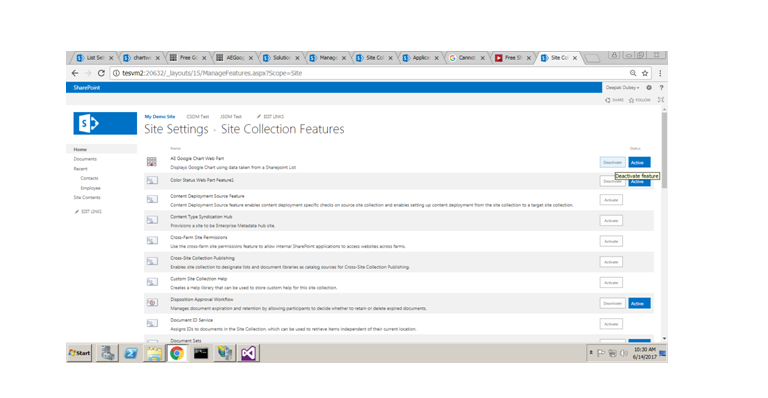 Sharepoint 2013 Code Blogs : How To Use AEGoogleChartWebPart in Sharepoint 2013