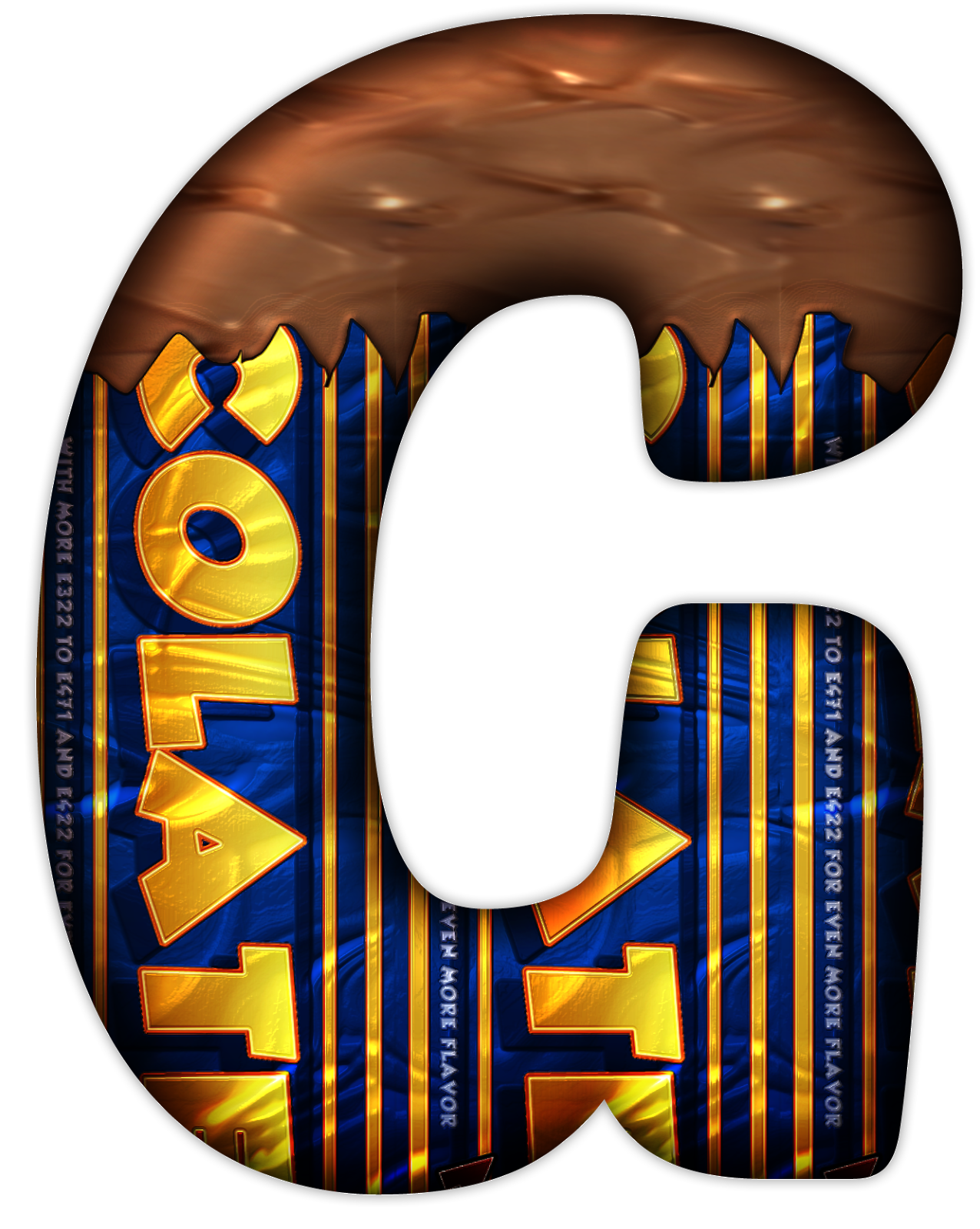 Abecedario de Chocolatina. Chocolate Alphabet. - Oh my Alfabetos!