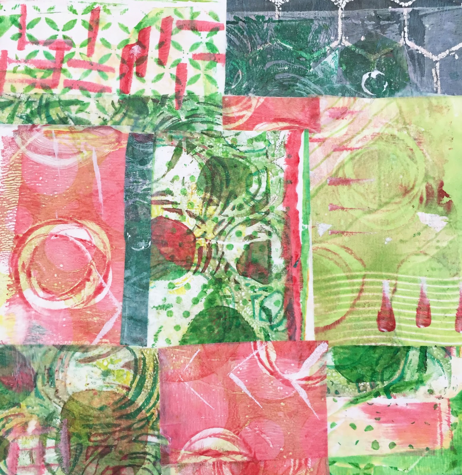 JaneVille: Abstract Collage ~ some gorgeous student work from a recent ...