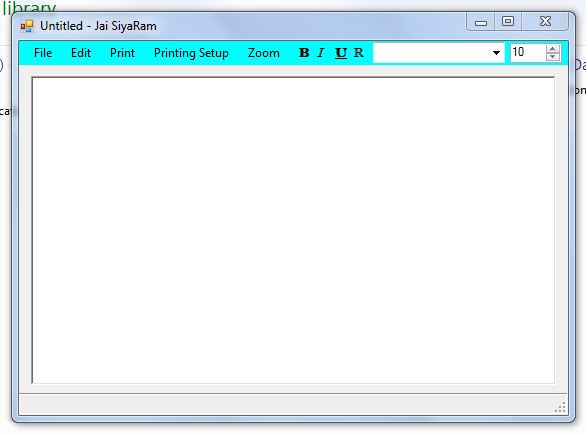 C# Notepad: Notepad Built in C# GUI C# Notepad: Notepad Built in C# GUI