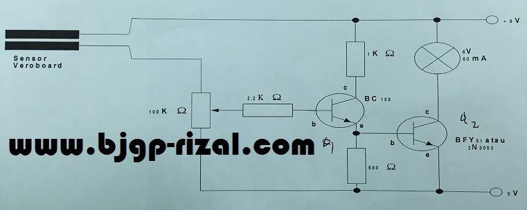 Skema rangkaian Sensor pendeteksi air ~ Layout PCB | Rangkaian | SMK ...