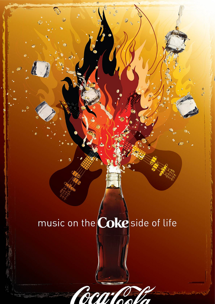 CREATIVE IMAGE & VIDEO BANK: Coca Cola Creative Poster 101 to 200
