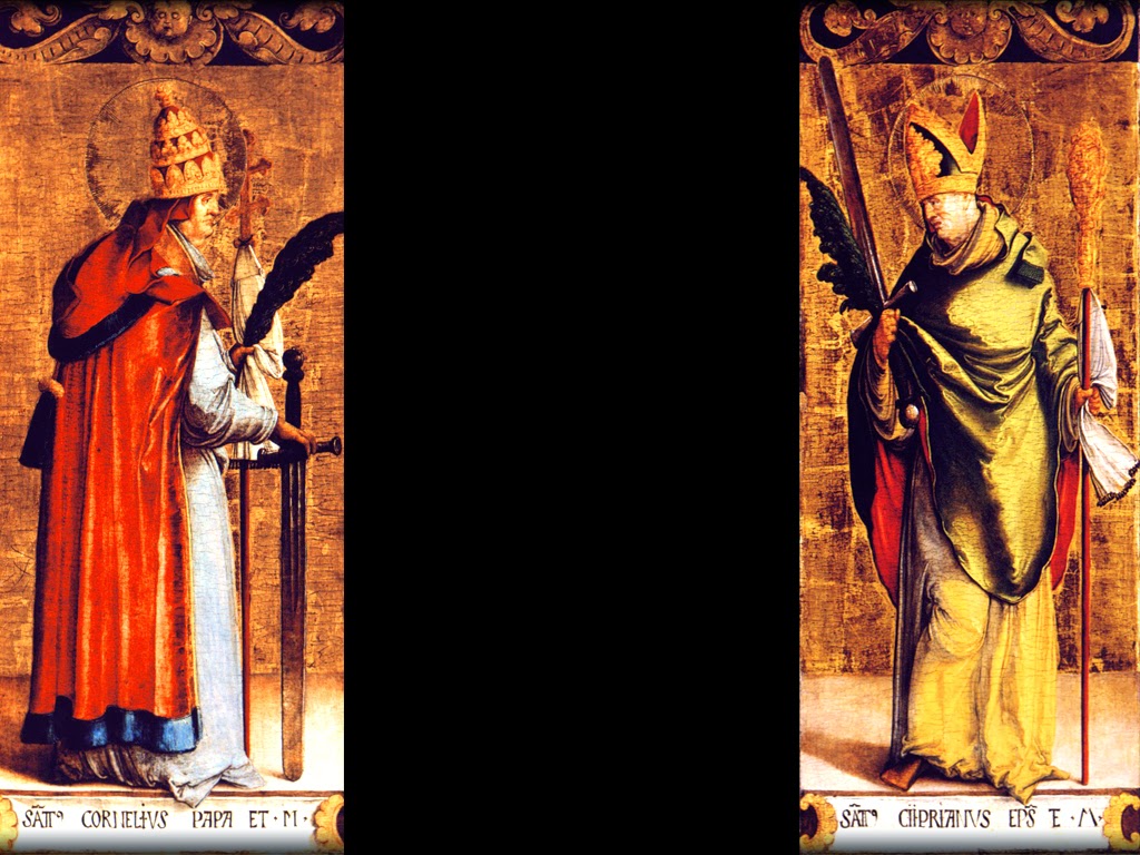 Holy Mass images...: Saint Cornelius and Saint Cyprian