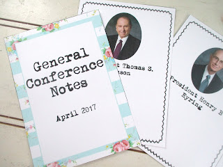 The Cozy Red Cottage: Updated General Conference Note Cover Page