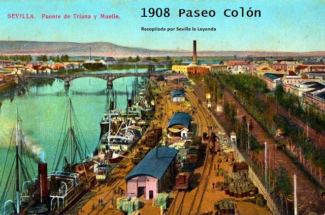 Sevilla la Leyenda: PASEANDO POR SEVILLA. "Paseo Colón"