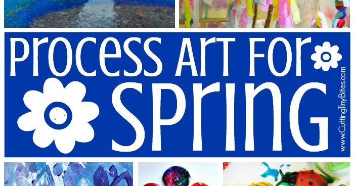 Spring Process Art | What Can We Do With Paper And Glue