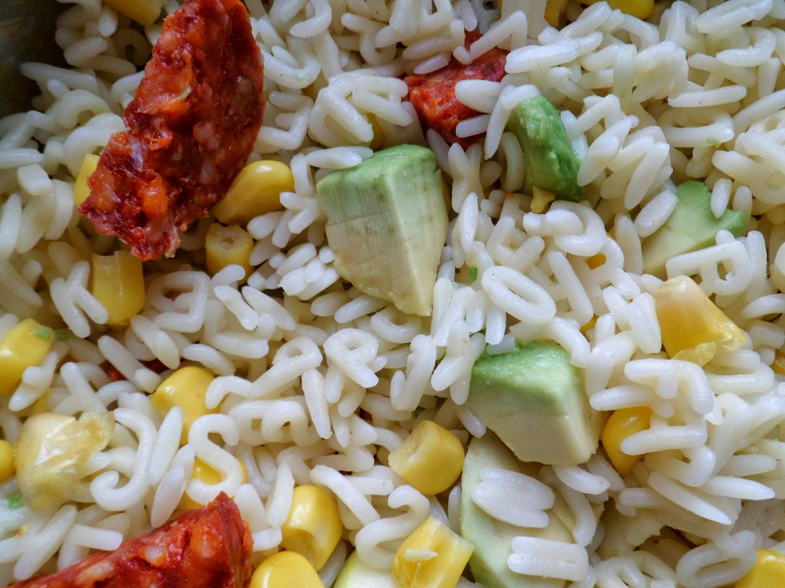 Les Crocs du Loupinet: Salade de pâtes alphabet tex-mex