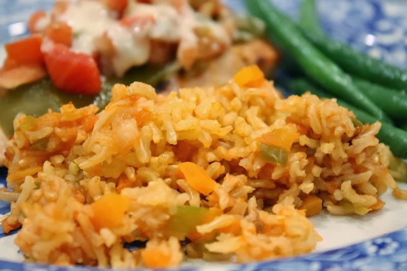 pass the peas, please: mexican confetti rice