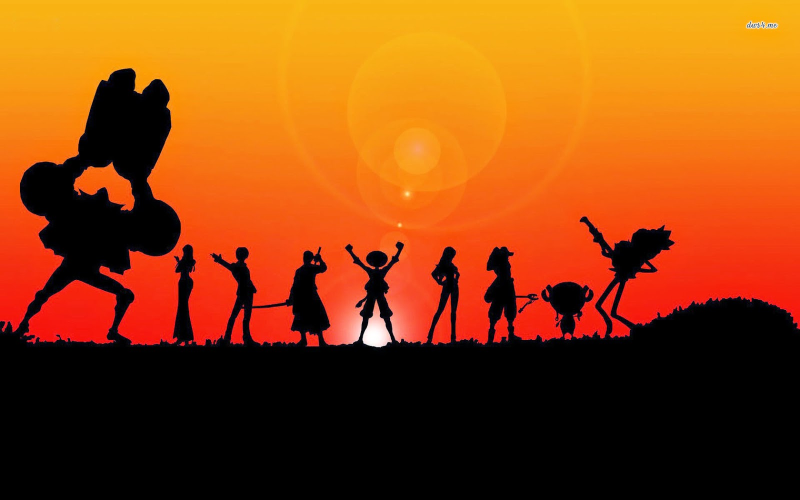 One Piece All Kru Sunset - Free Wallpapers - AgiatMoc