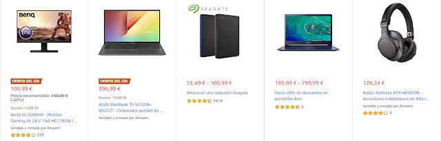 ¡Ofertas 29/07 Amazon! Dos "Ofertas del Día", tres "Ofertas Flash" y ...