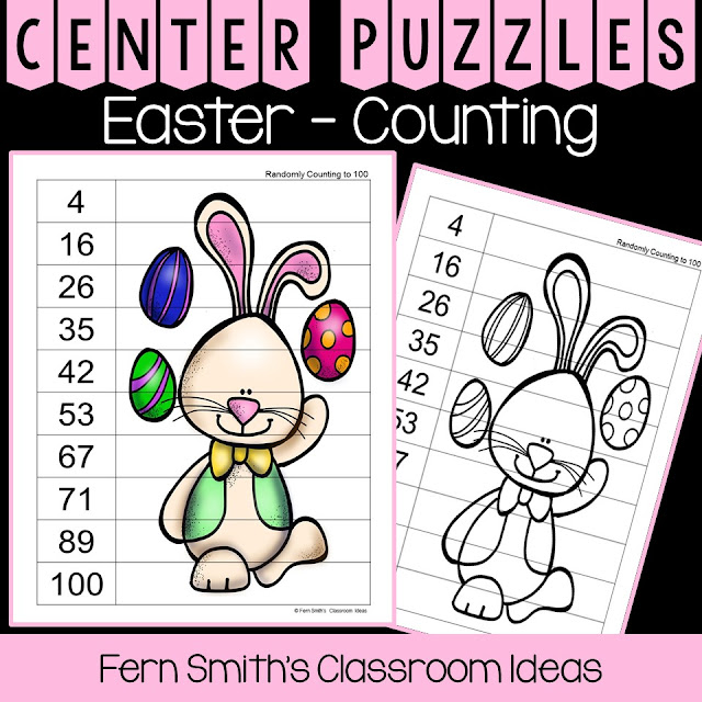 Quick and Easy to Prep Counting Puzzles for Easter - Fern Smith's ...
