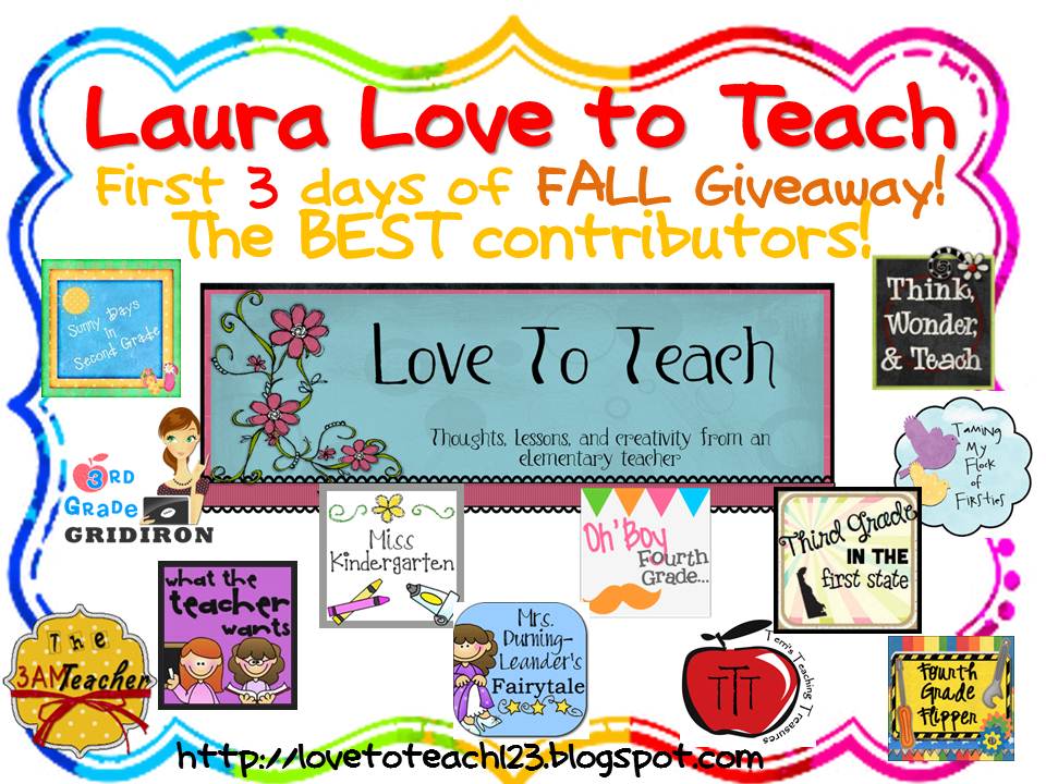 Love to Teach :): First Day of Fall and 200 Follower Giveaway!