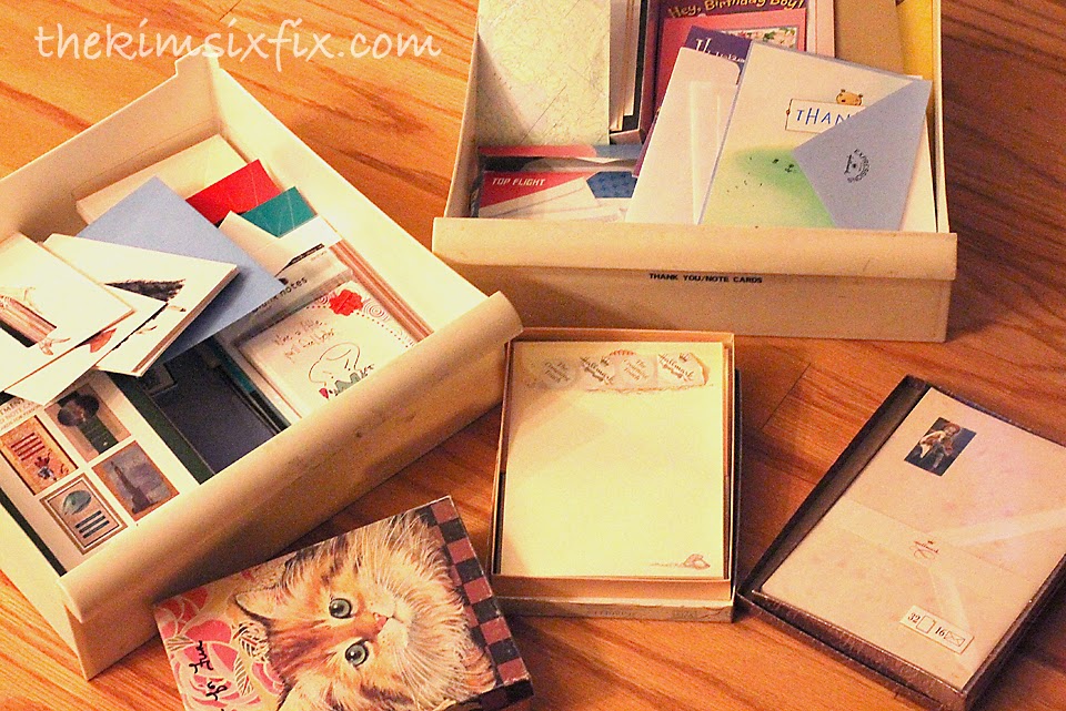 So the first thing I did was pull everything out and set up dozens of ...