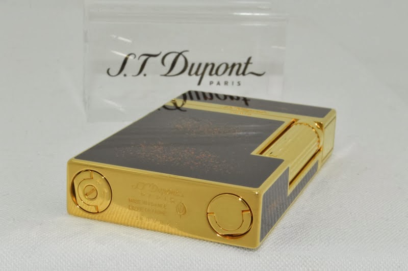 ziq S.T. DUPONT collections: NEW ORIGINAL S.T.DUPONT LINE 2 GOLD WITH ...