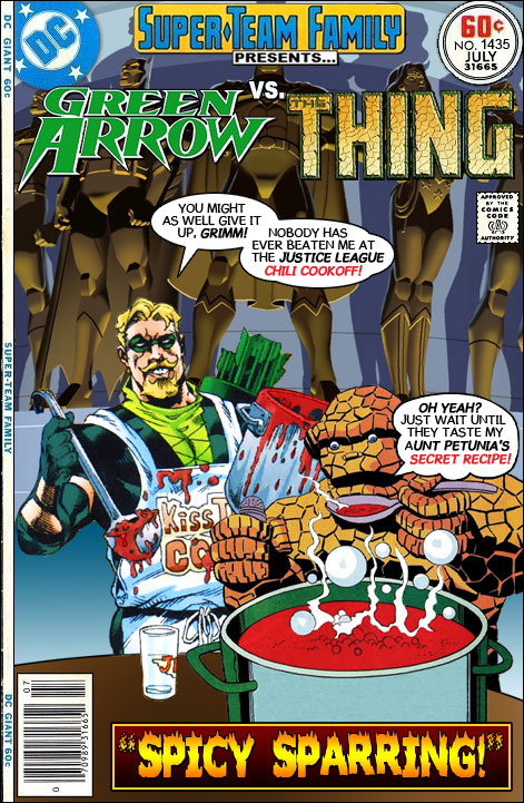 Super-Team Family: The Lost Issues!: Green Arrow Vs. The Thing in ...