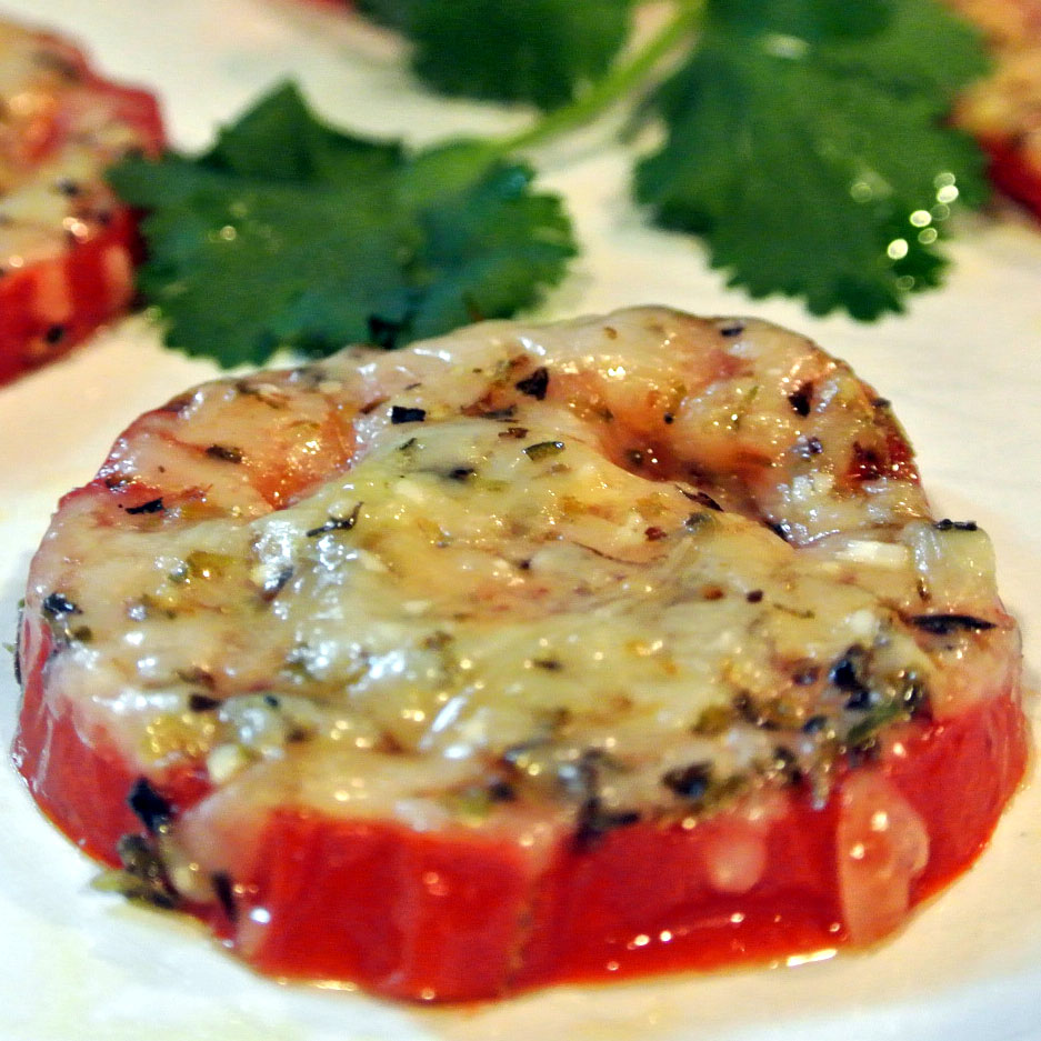 Gourmet Cooking For Two: Baked Parmesan Tomatoes