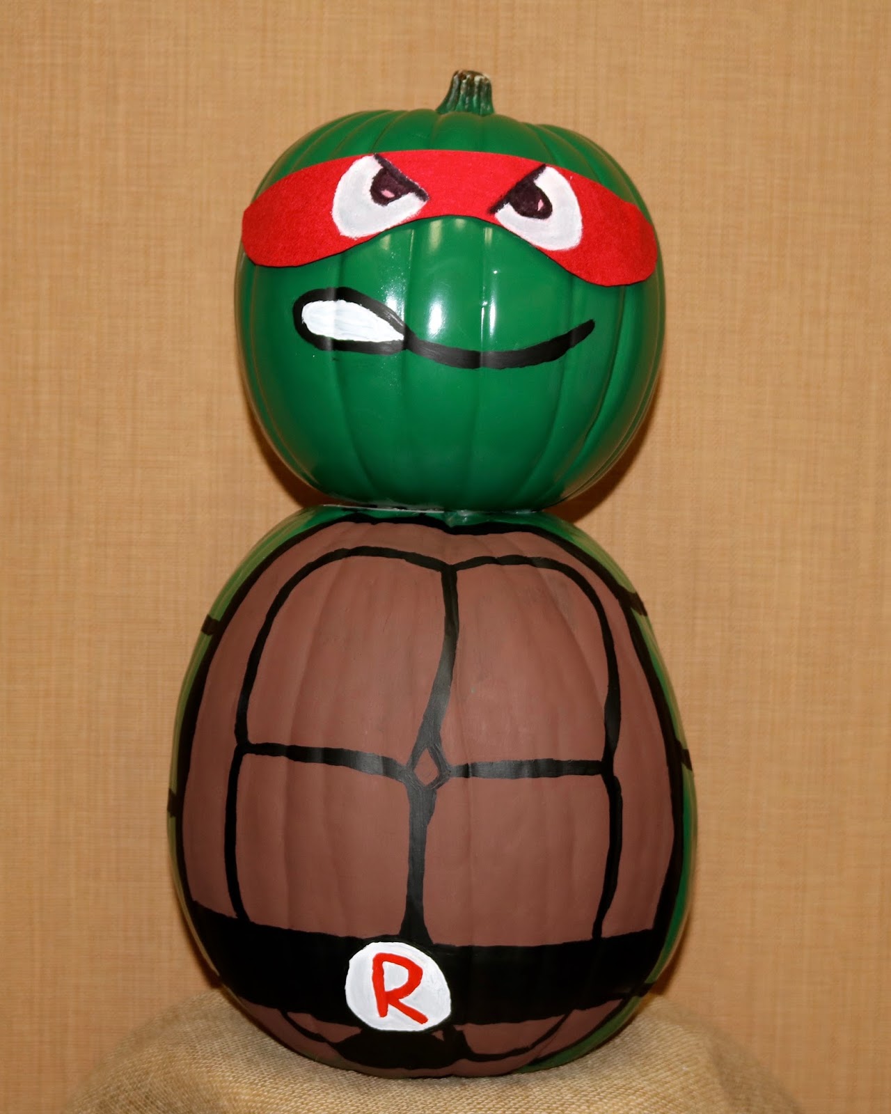 Painted Pumpkins Ninja Turtles