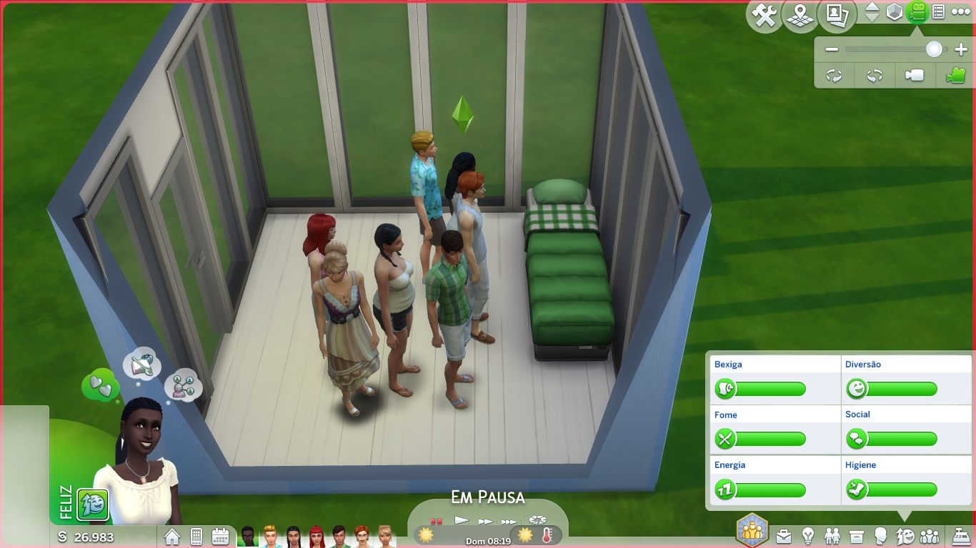 Desafio das Necessidades | 7 sims, uma necessidade