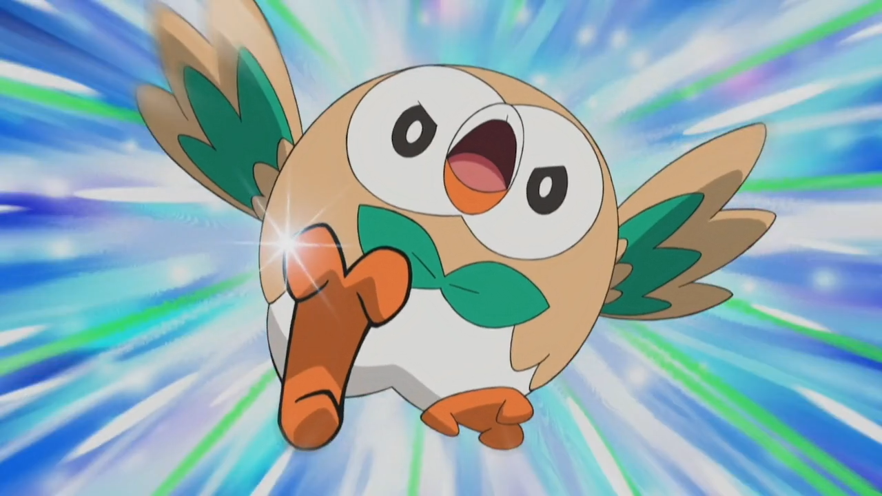 Poké-Arquivo: 722 - Rowlet ~ Pokémonster Dex || Acervo de Imagens de ...