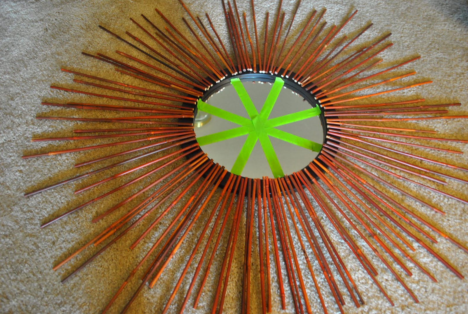 Home Awaits: DIY Sunburst Mirror